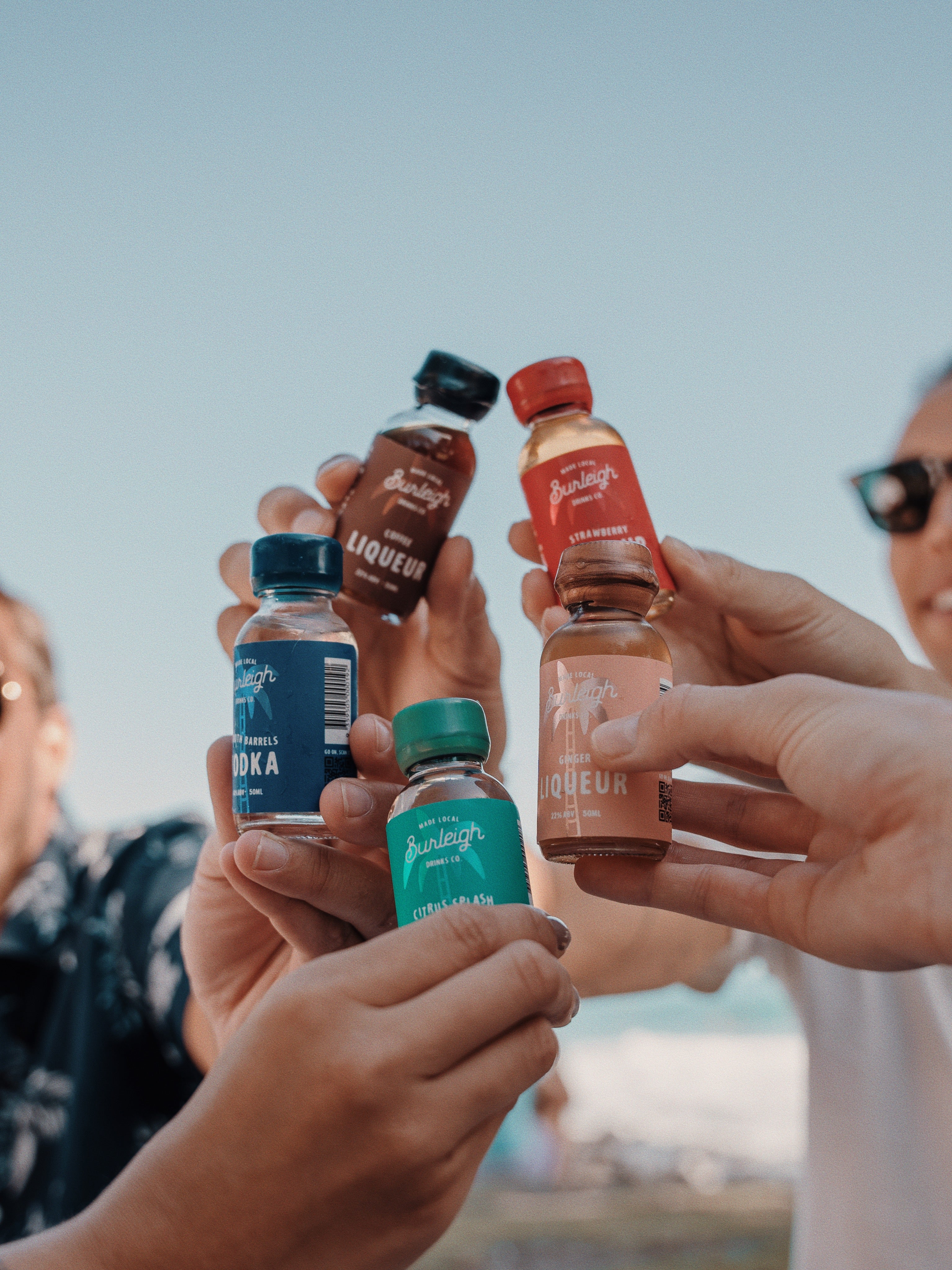 Mini Spirit Bottles 50ml – Burleigh Drinks Co